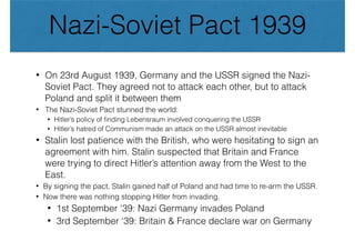 AQA B History GCSE Hitler's Foreign Policy Revision | PDF