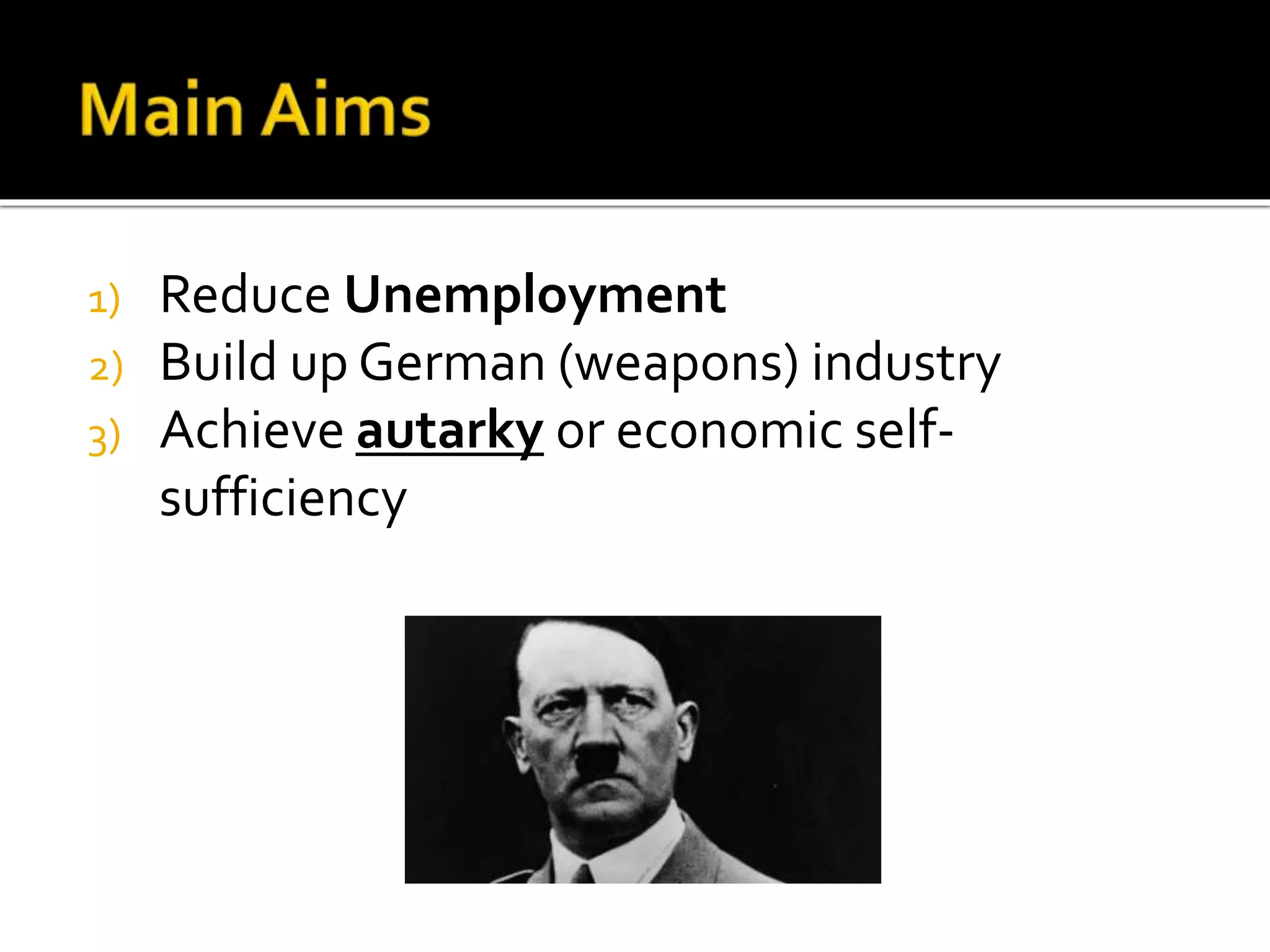 Hitler's germany lesson 5 hitler's economic policies | PPTX