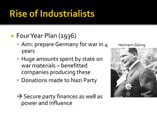 Hitler's germany lesson 5 hitler's economic policies | PPTX | Economy ...