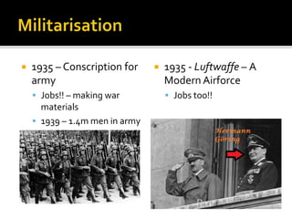 Hitler's germany lesson 5 hitler's economic policies | PPTX | Economy ...