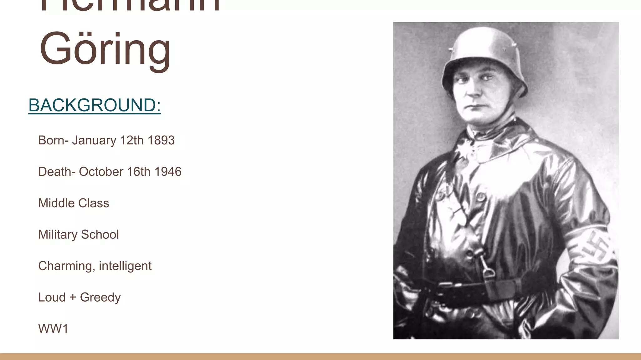 Hitler's henchmen student presentation 2015 | PPT