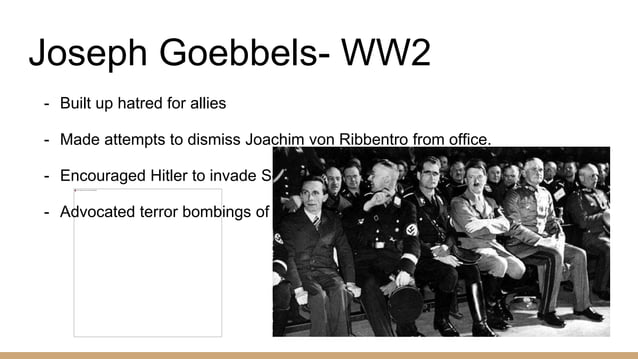 Hitler's henchmen student presentation 2015 | PPT