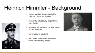 Hitler's henchmen student presentation 2015 | PPTX