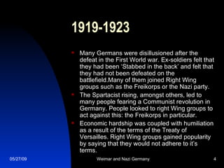 Hitlers Rise to Power | PPT