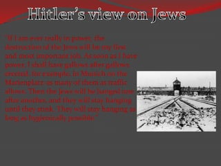 Hitler's views on jews. lewis b | PPTX