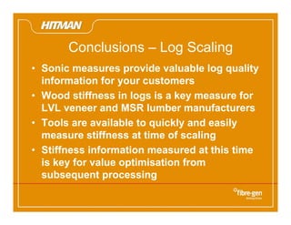 Hitman system for log scalers | PPT