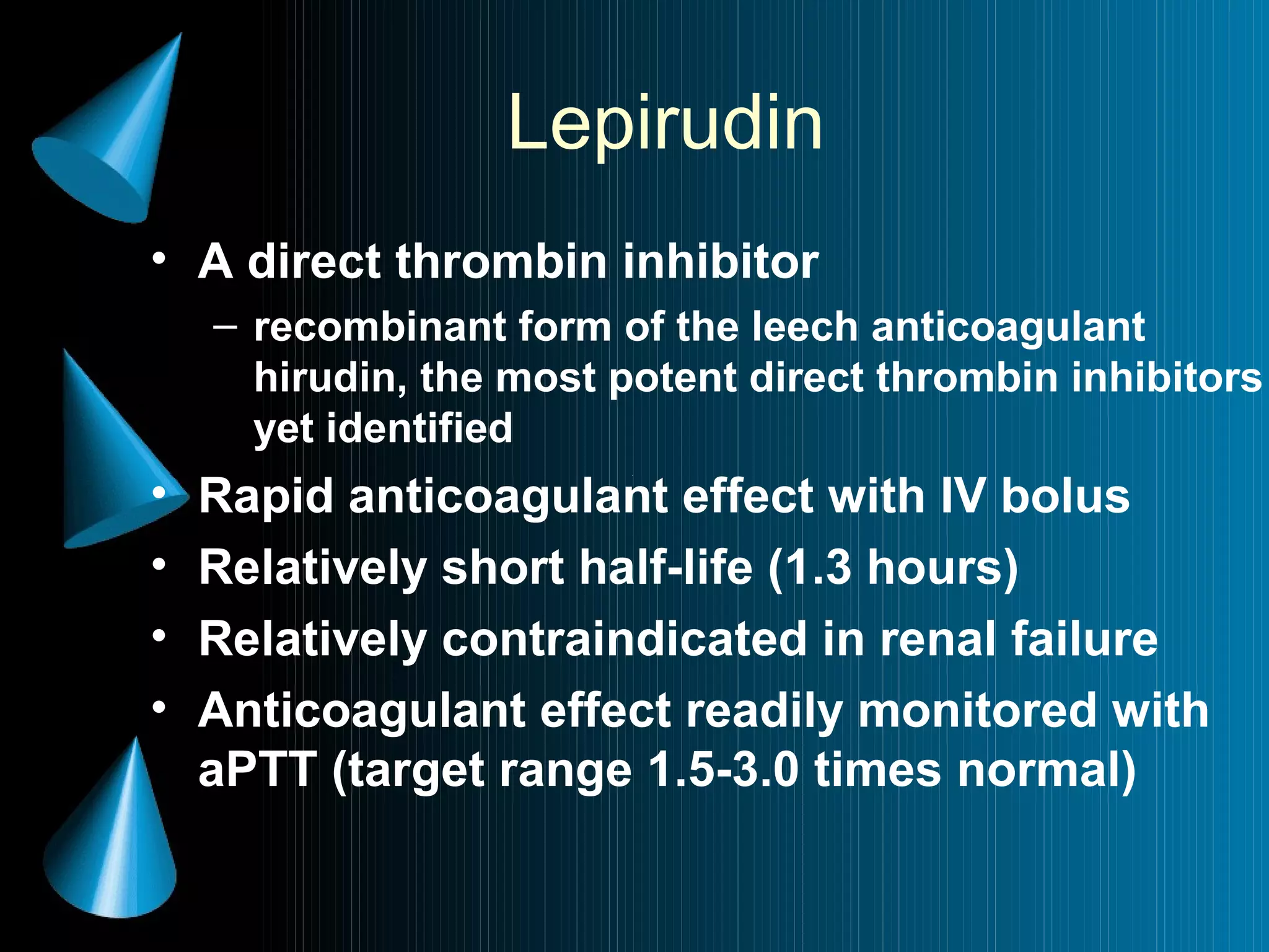 HEPARIN INDUCED THROMBOCYTOPENIA | PPT