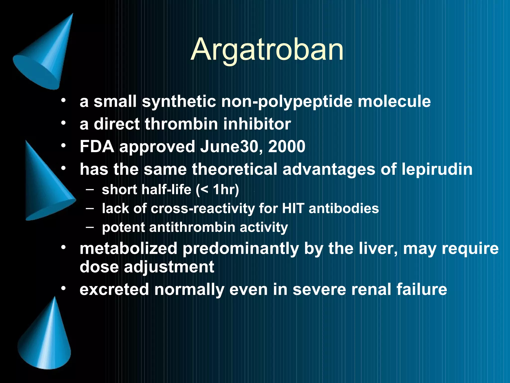HEPARIN INDUCED THROMBOCYTOPENIA | PPT