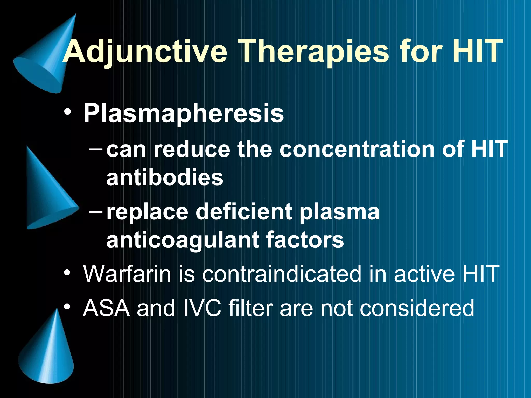 HEPARIN INDUCED THROMBOCYTOPENIA | PPT