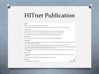 Hitnet_Intro | PPTX