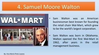 Hi, today i present you five famous | PPT