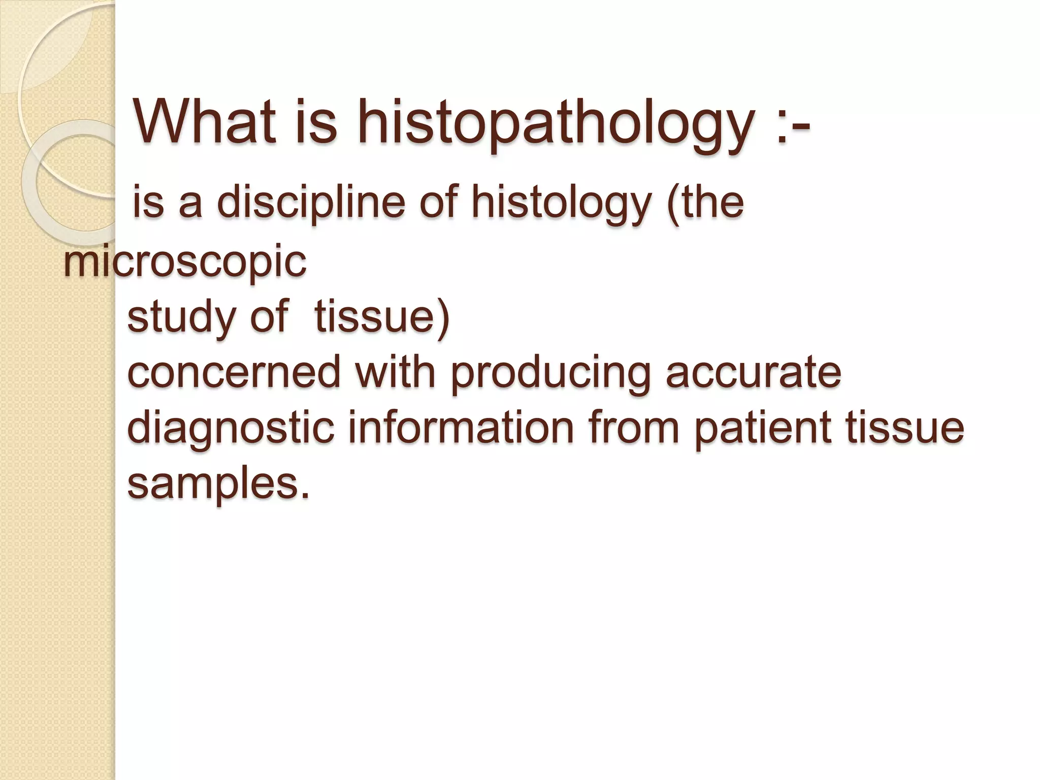 Hitopathology technique seminar | PPTX