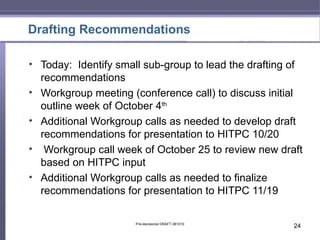 Governance Workgroup 9-3-10 | PPT