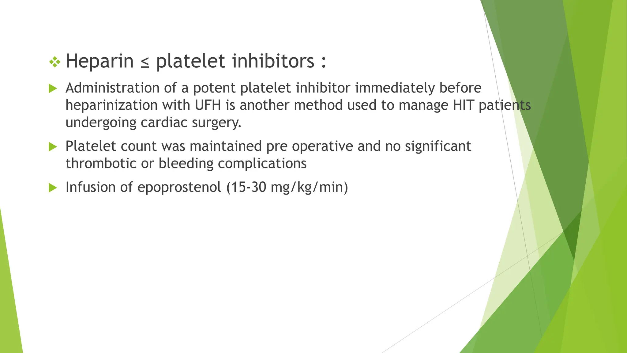 Heparin Thrombocytopenia Presentationppt | PPT