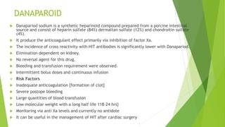 Heparin Thrombocytopenia Presentationppt | PPT