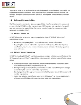 Hitrust csf-assurance-program-requirements-v1 3-final | PDF