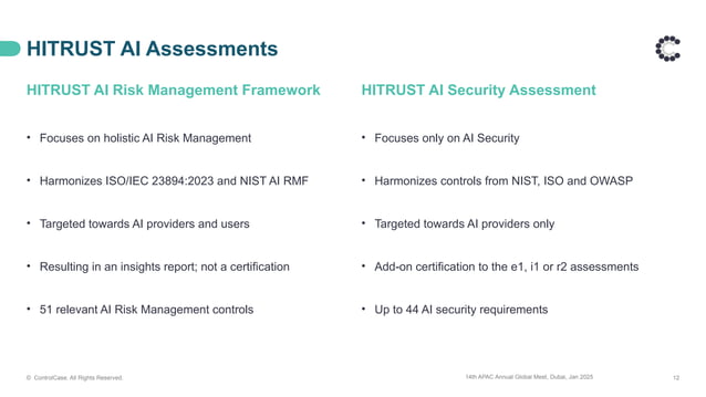 HITRUST Overview and AI Assessments Webinar.pptx