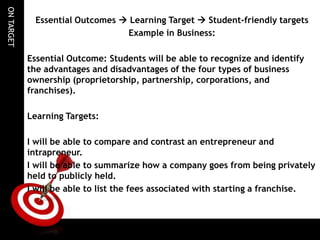 Hitting the Target Group C 10-15-13 | PPT