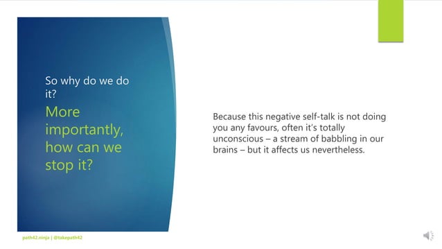 Stop hitting yourself | PPT