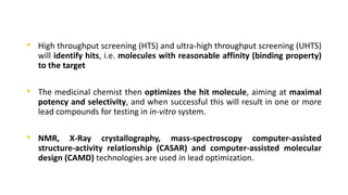 Hit to lead drug discovery .pptx