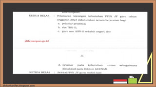 Hitung-hitungan untuk kelulusan seleksi pppk | PPTX