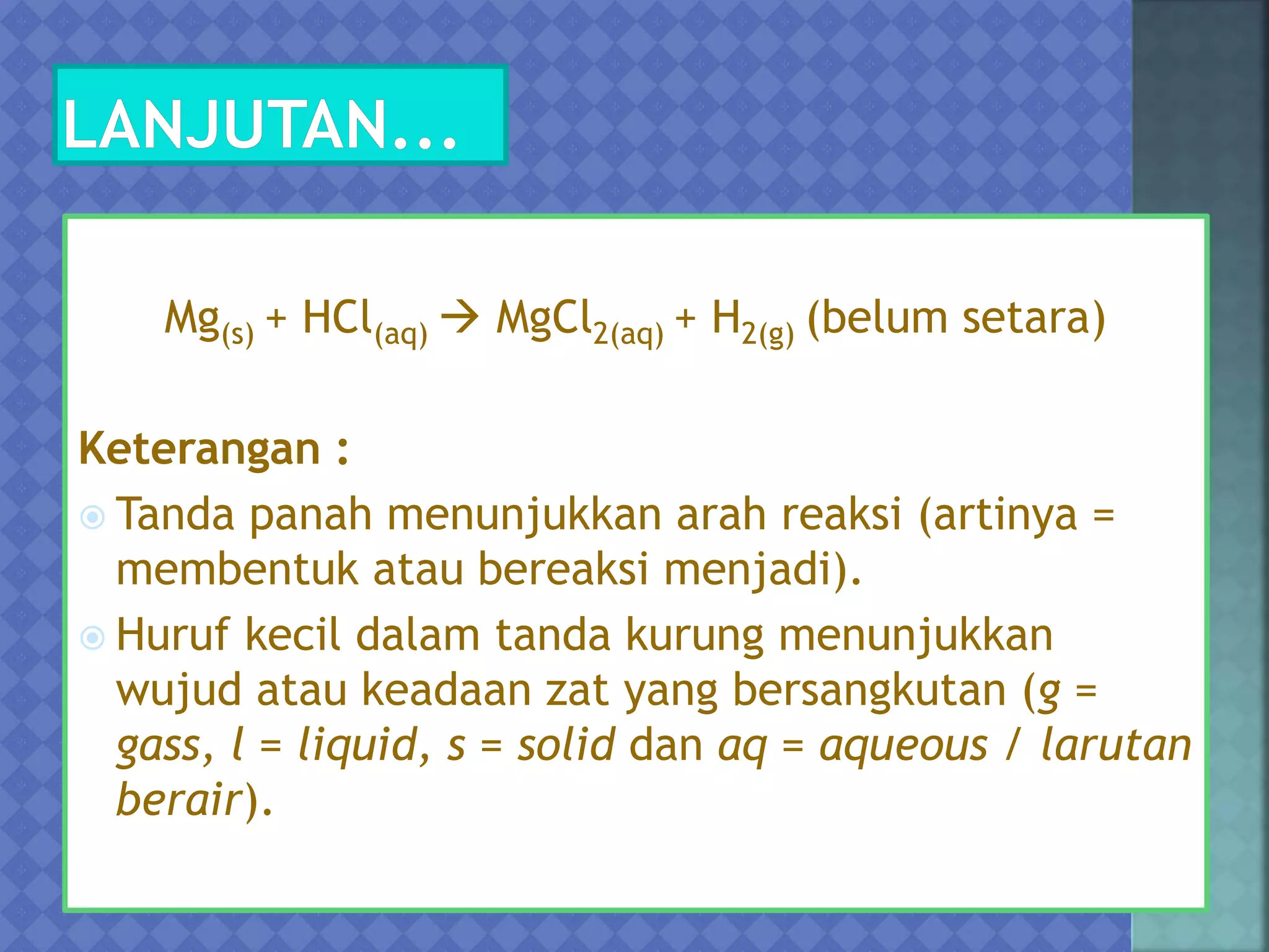 Hitungan Stoikiometri Sederhana | PPTX