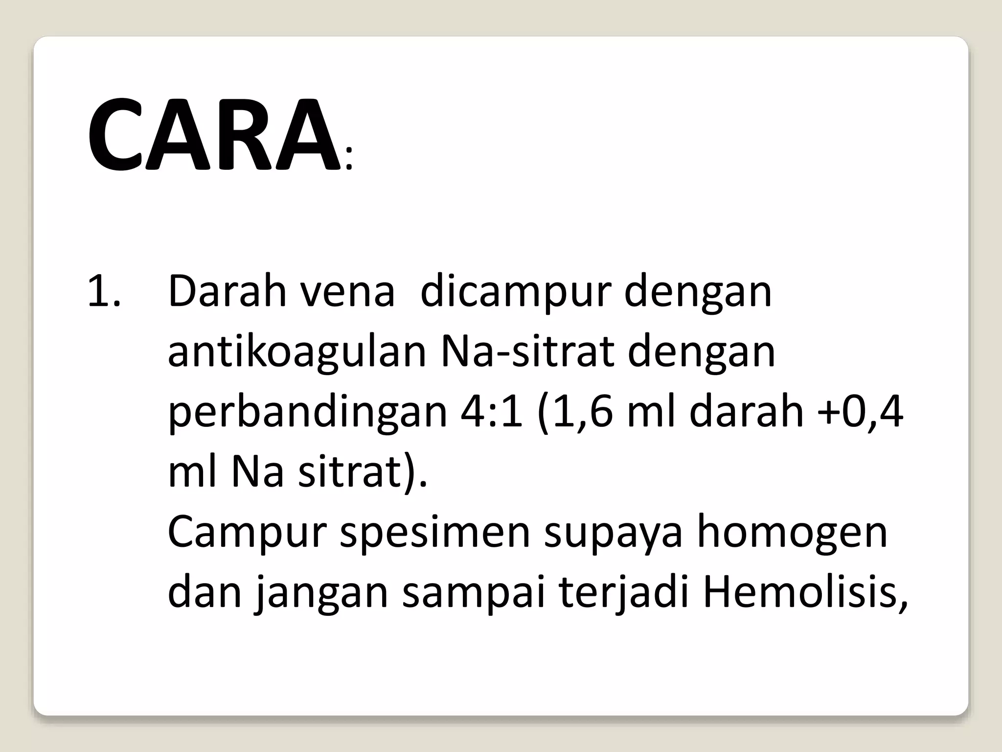 Hitung jumlah leukosit | PPT