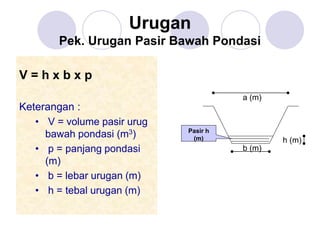perhitungan volume pekerjaan (rencana anggaran biaya).ppt