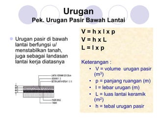 perhitungan volume pekerjaan (rencana anggaran biaya).ppt