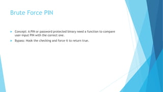 Bypass Security Checking with Frida | PPT