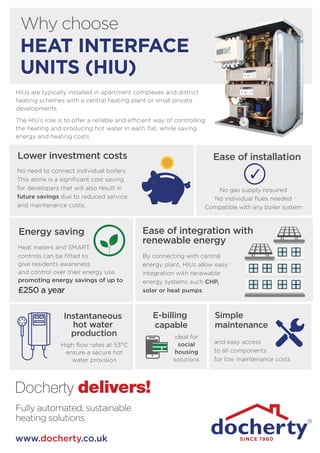 INFOGRAPHIC - The benefits of Heat Interface Units