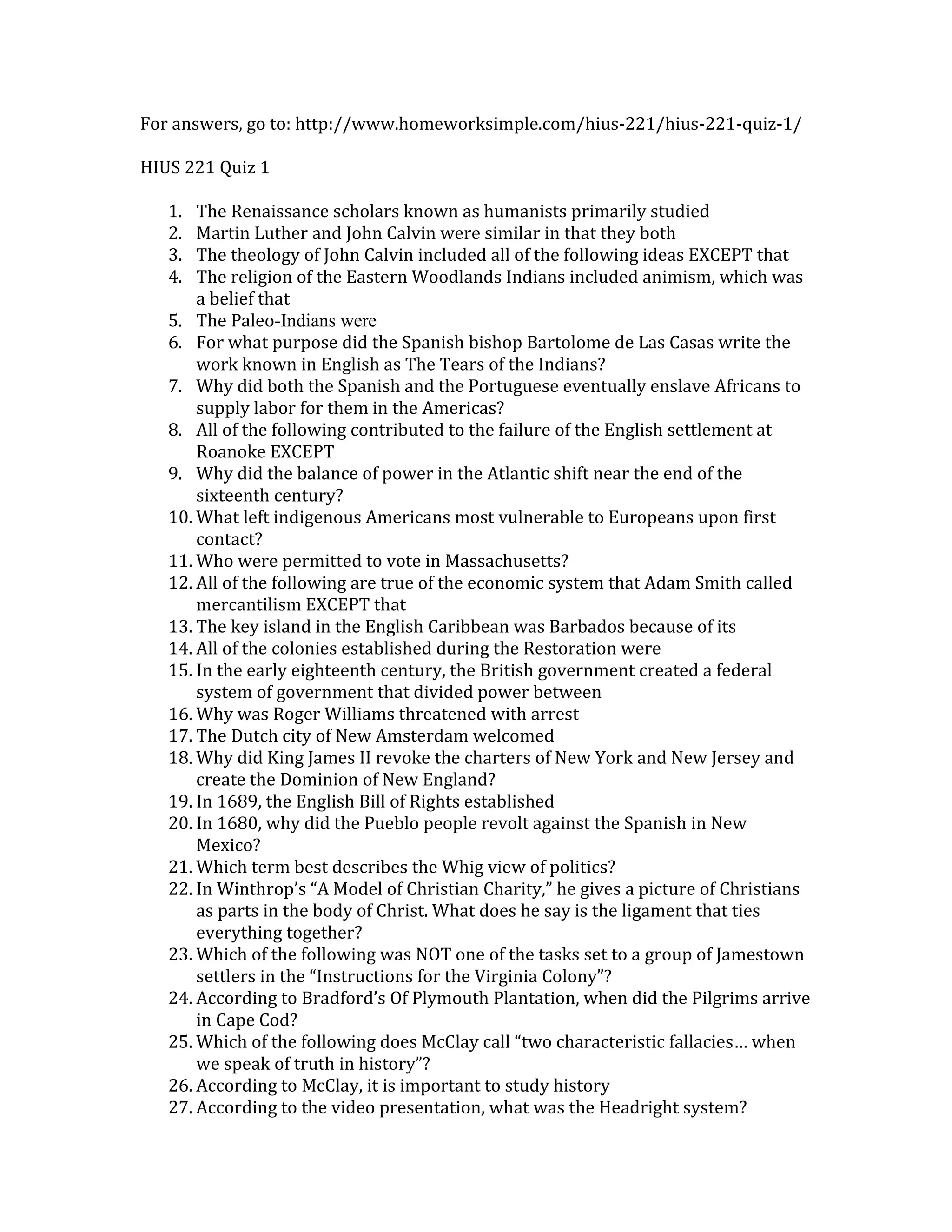 Liberty HIUS 221 quiz 1 | DOC