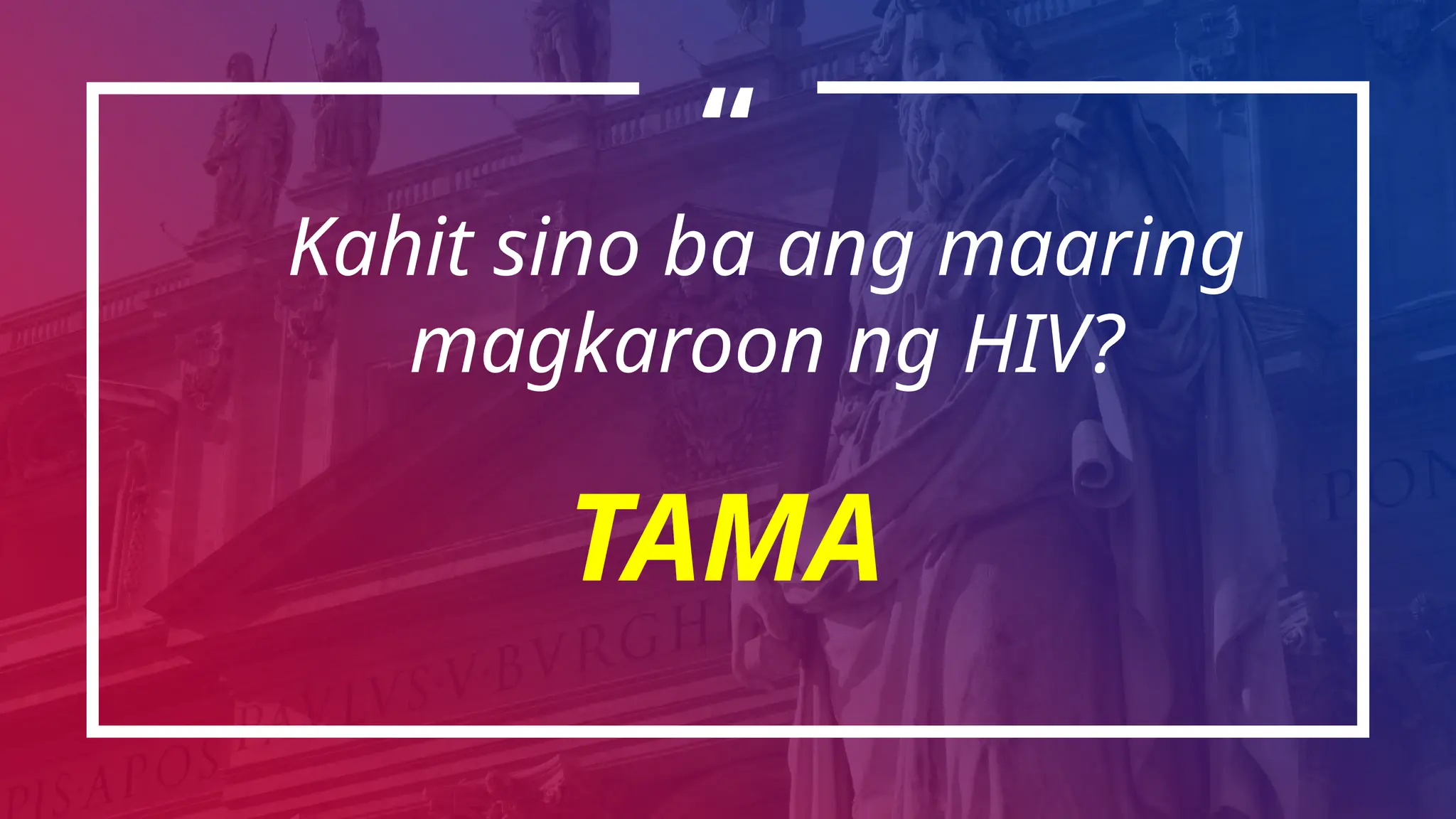 HIV Lecture Tagalog. Ano ang Iba't Ibang sintomas at paano makaiwas | PPTX