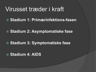 Biologi Projekt om HIV | PPTX