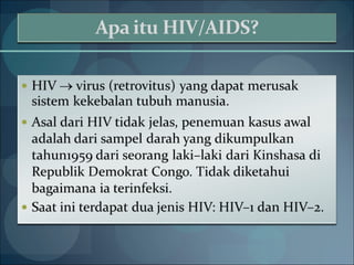 Hiv/AIDS | PPT