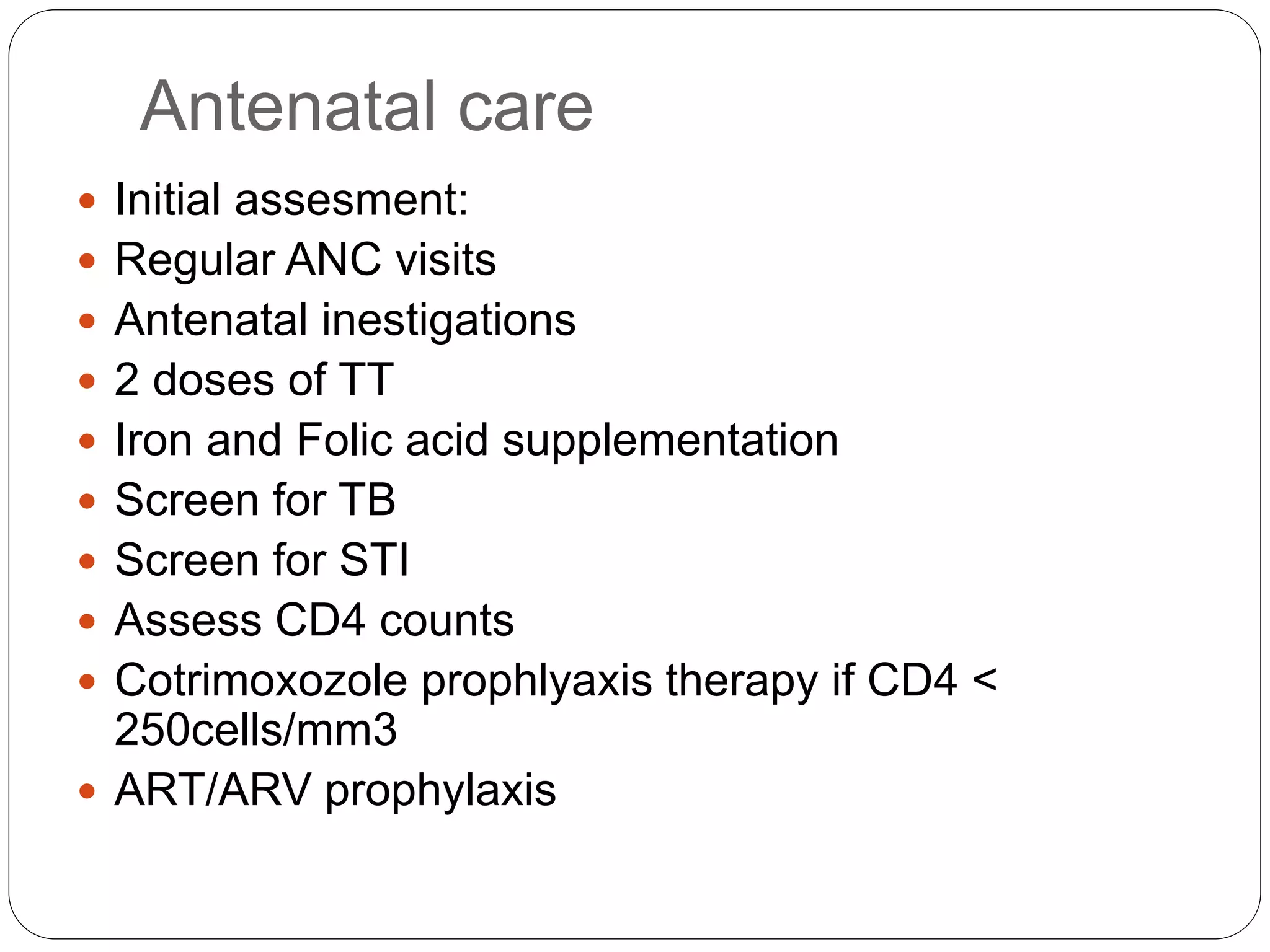 HIV in pregnancy | PPTX