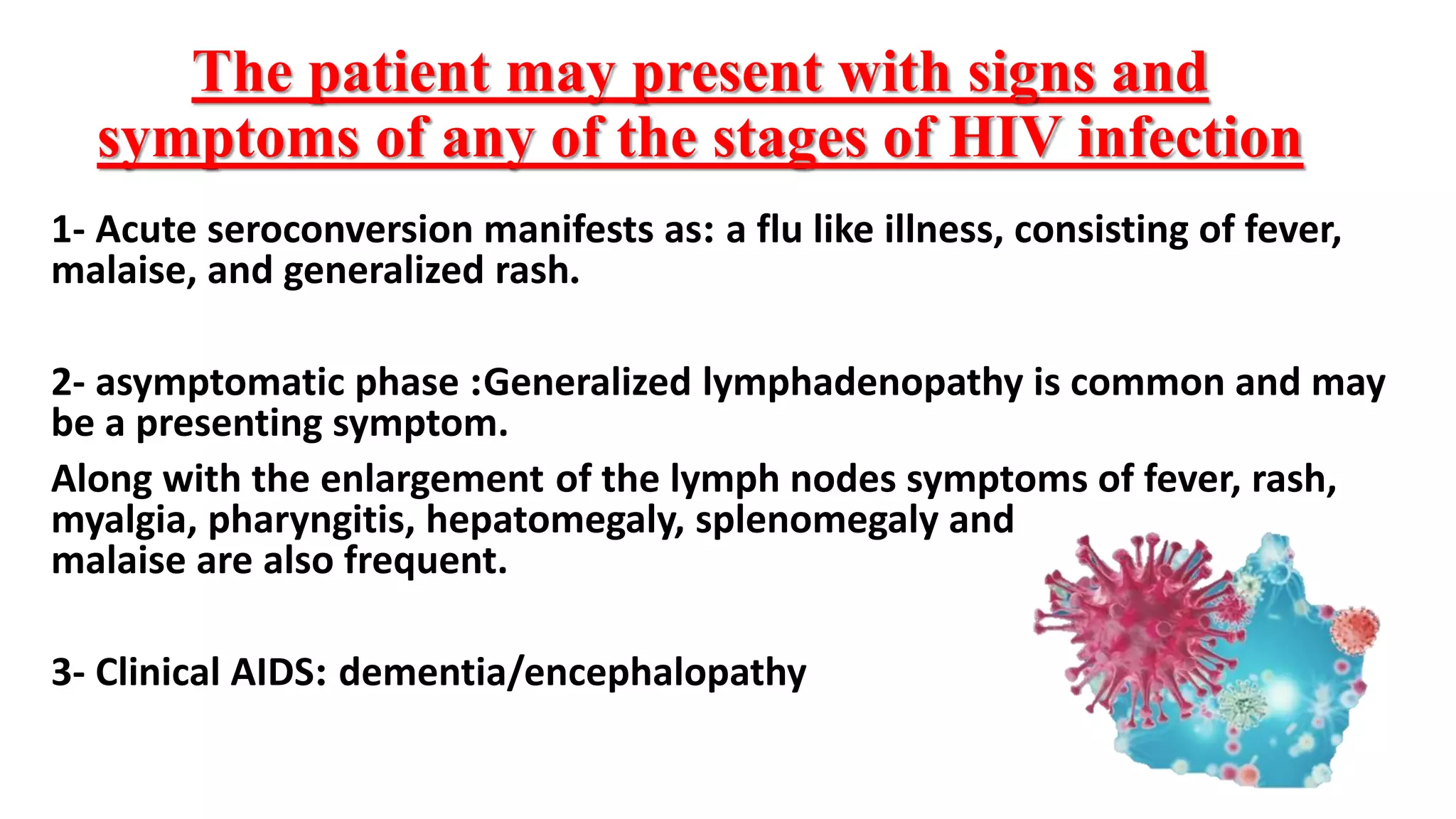 generalized lymphadenopathy related to HIV | PPTX