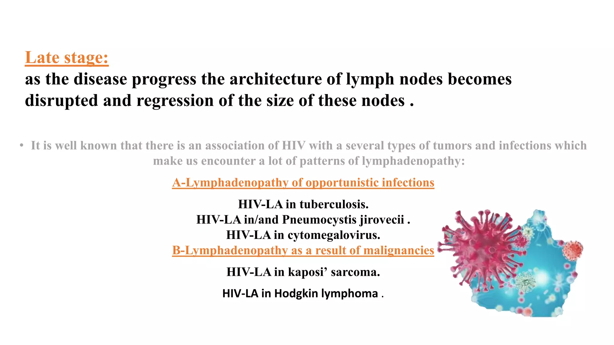 generalized lymphadenopathy related to HIV | PPTX