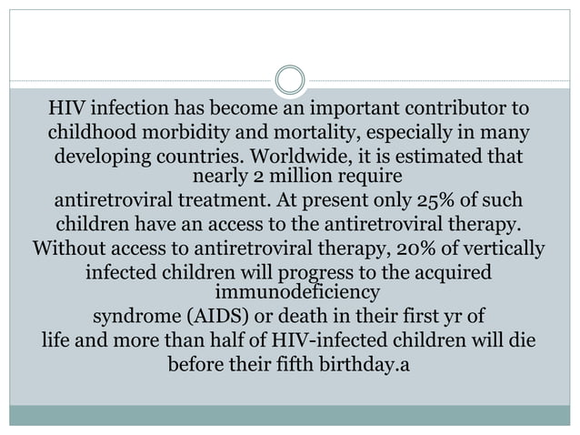 (Hiv) pediatrics | PPTX | Lung and Respiratory Health | Diseases and ...