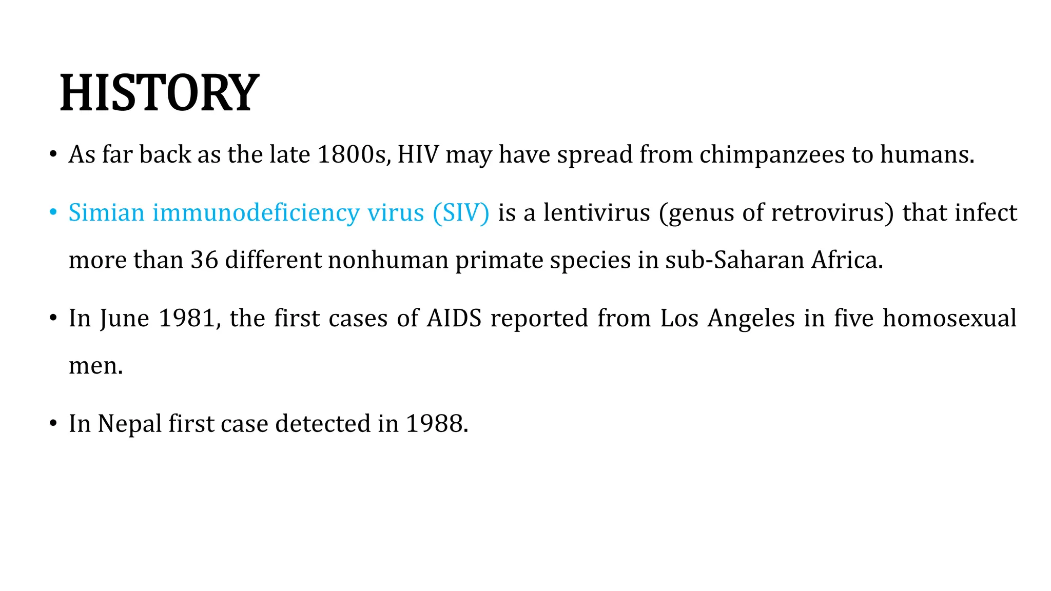 Epidemiology of HIV/AIDS | PPTX