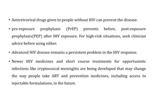 Epidemiology of HIV/AIDS | PPTX