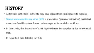 Epidemiology of HIV/AIDS | PPTX