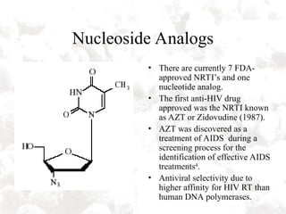 hiv.HIV life cycles Anti HIV drugs Analogsppt | PPT