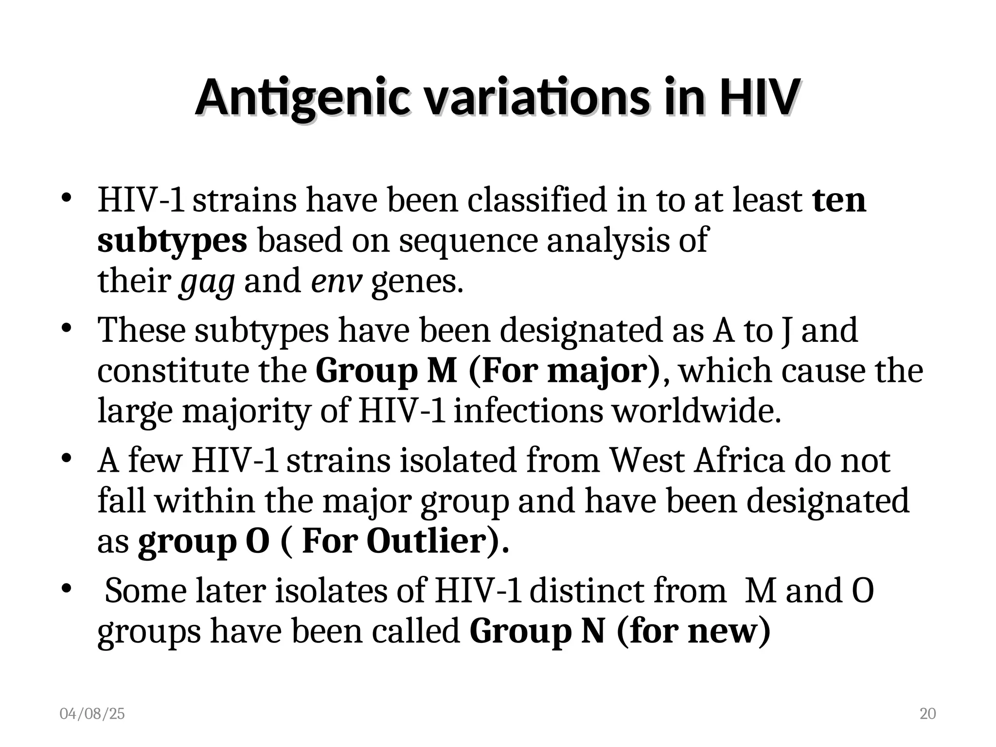 Description on HIV morphology, life cycle and AIDS.ppt