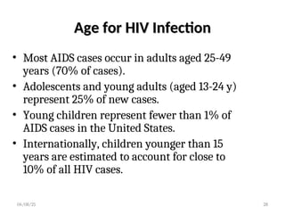 Description on HIV morphology, life cycle and AIDS.ppt