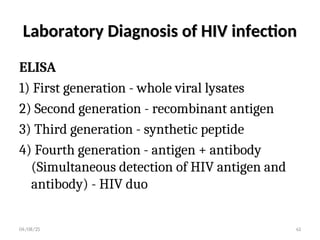 Description on HIV morphology, life cycle and AIDS.ppt