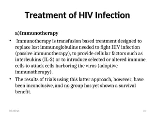 Description on HIV morphology, life cycle and AIDS.ppt