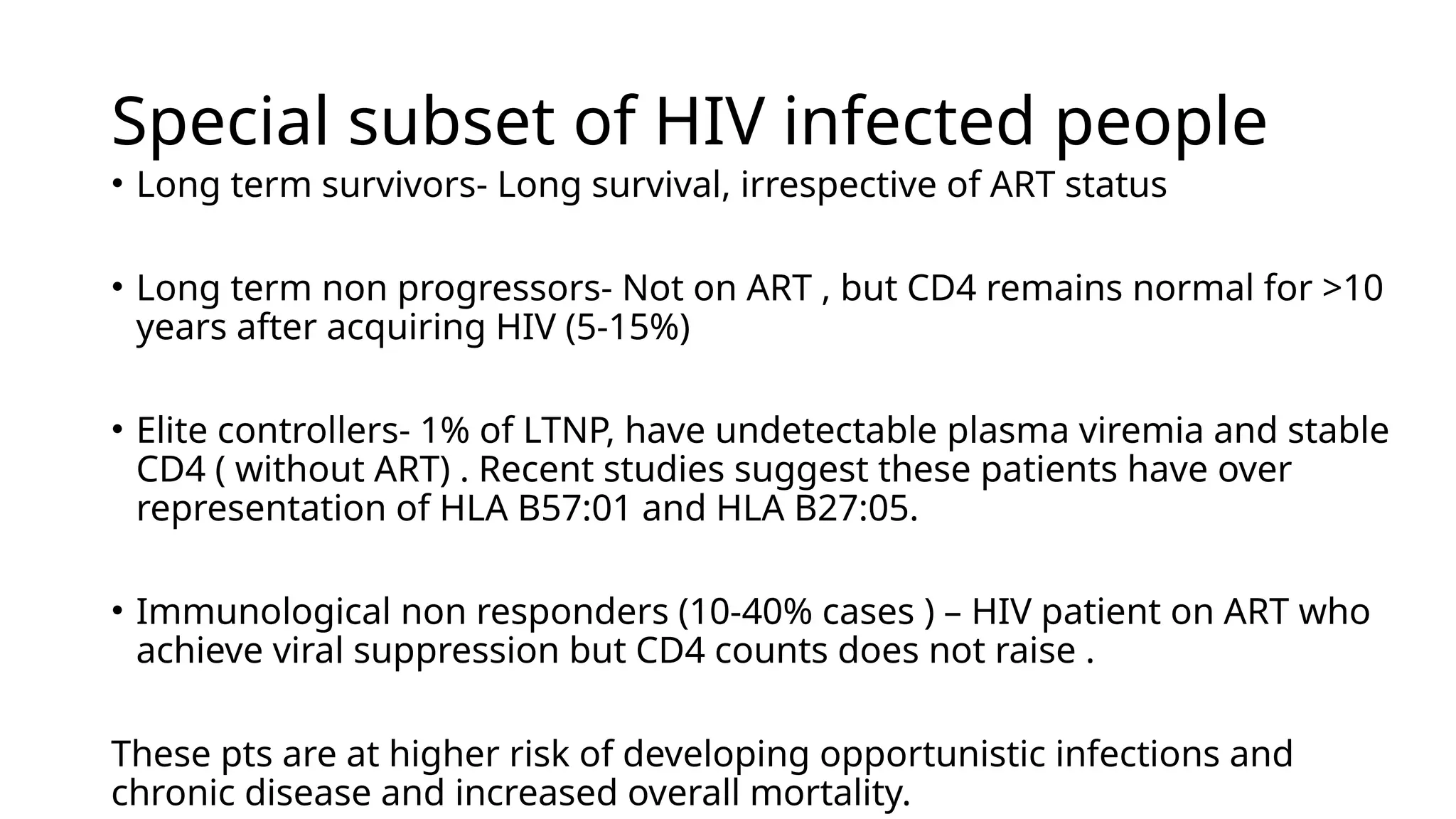 HUMAN IMMUNODEFICIENCY VIRUS - Treatment , prophylaxis | PPTX