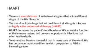 HIV.pptx treatment and prophylaxis explained | PPTX