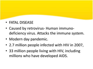 Hiv aids- epidemiology | PPT